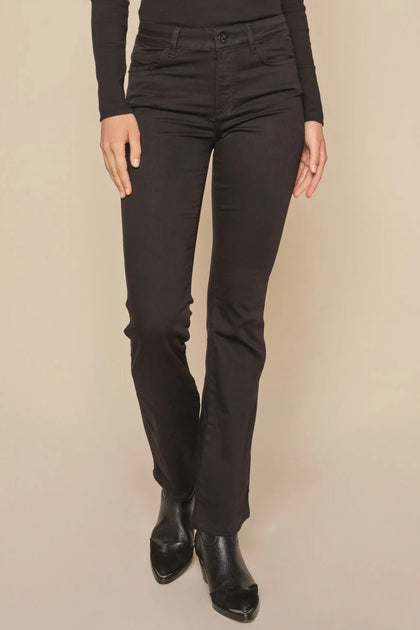 Mos Mosh Jeans | Black | MMAshley Deluxe Jeans – Lisen.dk