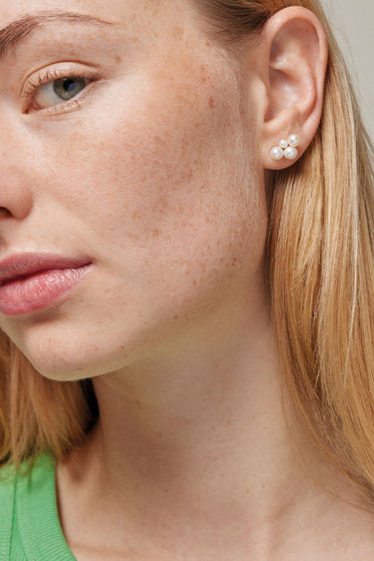 Enamel Øreringe E354G Studs, Mae Earrings Pearls () – Lisen.dk