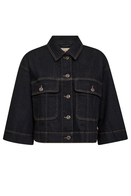 Mos Mosh Jakke | Dark Blue | MMPenn Deluxe Jacket – Lisen.dk