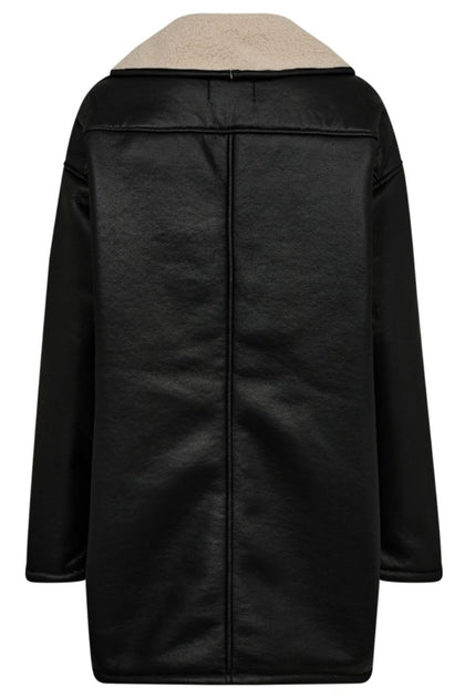 SibbaCC Shearling Box Jacket | Black | Jakke fra Co'Couture – Lisen.dk