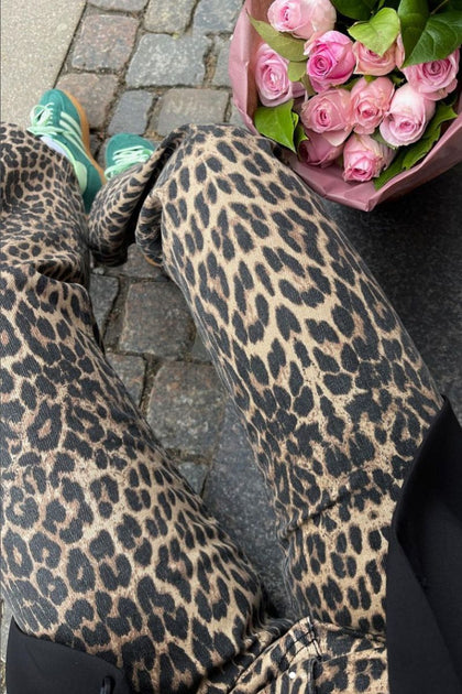 Simona Leopard Pants | Leopard | Bukser fra Neo Noir – Lisen.dk