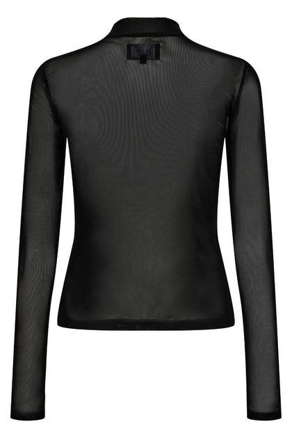 Liberté Bluse 21648 MESH-LS-SLIMFIT-TOP TOPS (21648) – Lisen.dk