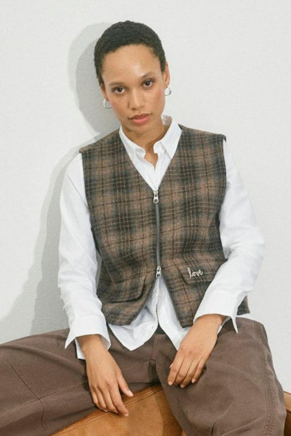 Mos Mosh Waistcoats | Bracken | MMRuna Chez Vest – Lisen.dk