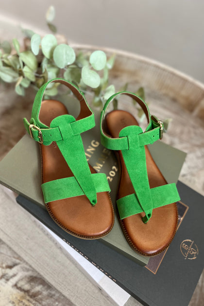 Tim & Simonsen Sandal | Moos | Athena Suede – Lisen.dk