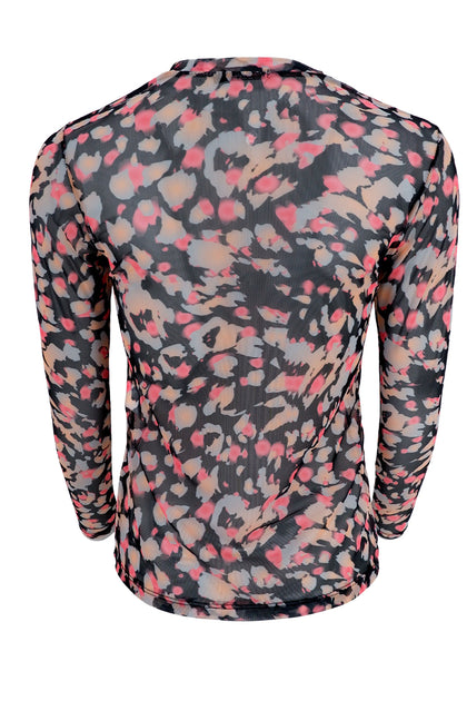 Black Colour Bluse 40603 BCFLORENCE mesh blouse BLOUSES (40603) – Lisen.dk