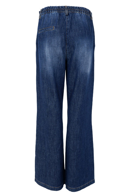 Black Colour Bukser 40634 BCNETTIE box jeans PANTS (40634) – Lisen.dk