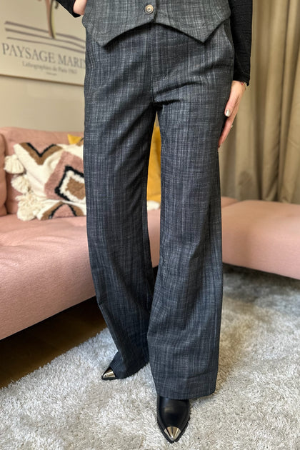Box Pant | Black Denim | Bukser fra Black Colour – Lisen.dk